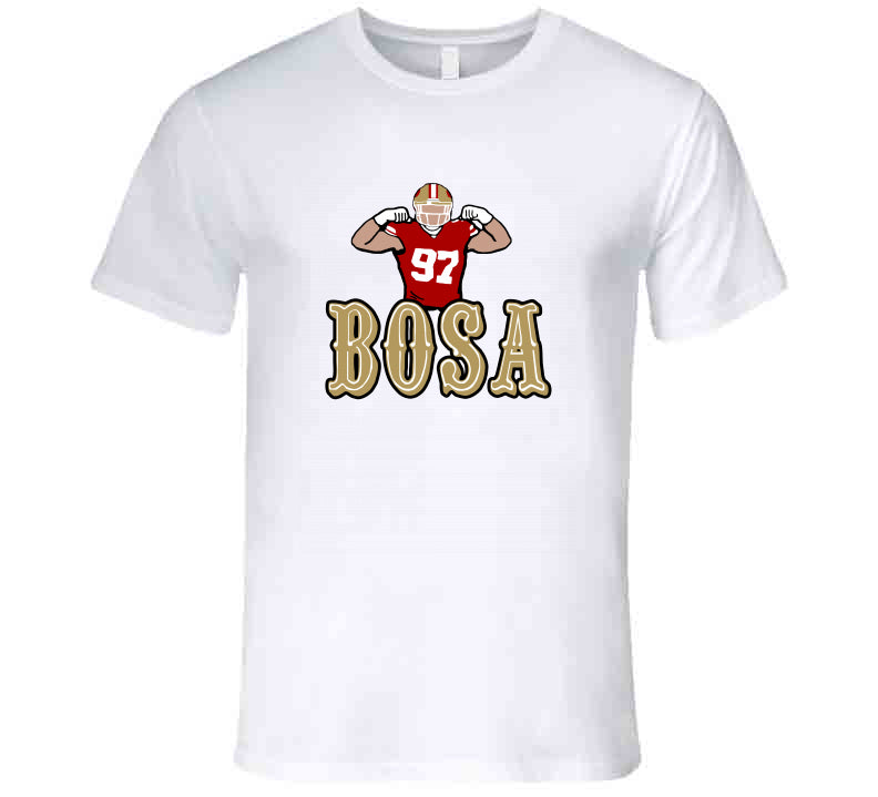 Nick Bosa Flexing Beast San Francisco Football Fan V2 T Shirt ...